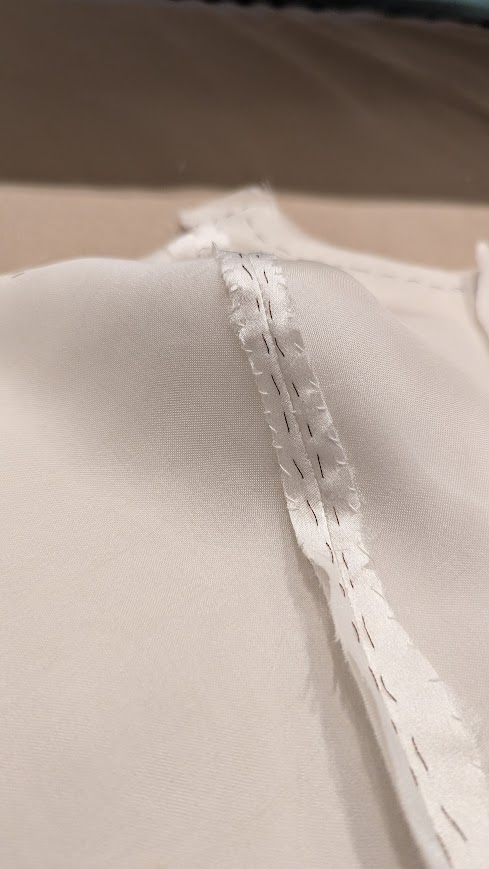 The Wedding Dress – part 6: Perfecting a silk satin seam – The ...